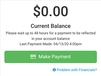 Resident - Payment Confirmation Landing Page