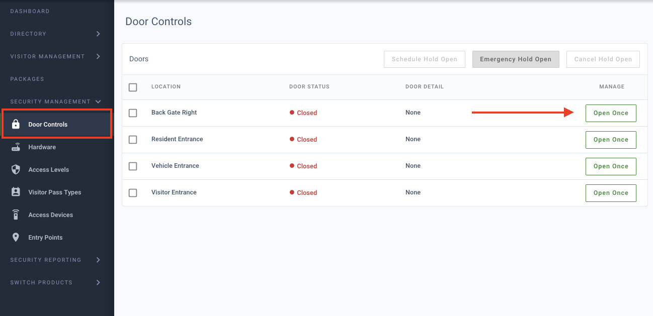 Manager Open a Door Virtually