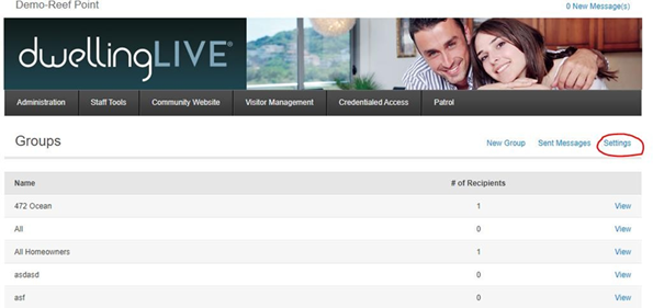 Admin - Setting Up and Using Email Messenger