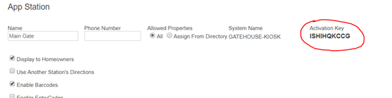Admin/Dealer - Issuing Activation Keys for the dwellingLIVE Gatehouse App