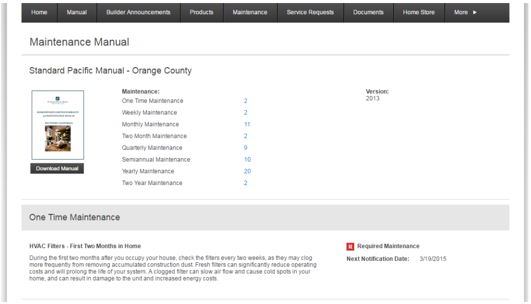 Homeowner - dwellingLIVE Site Overview