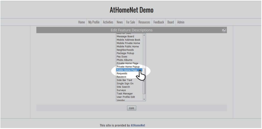 Admin/Manager - TEXT EDITOR - Homepage Images