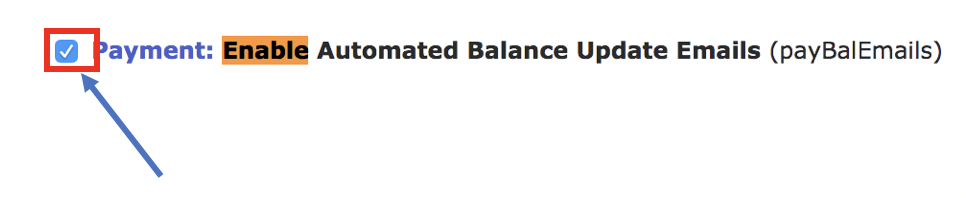Site Admin - How do I opt-in to Balance Notification Emails?