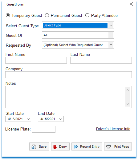 Guard-dwellingLIVE- Manage Guests