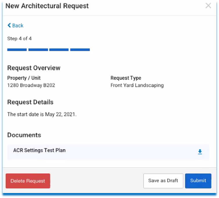 Resident- Architectural Change Request Guide - FRONTSTEPS Community