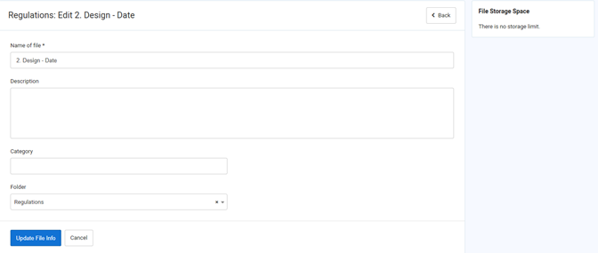 Manager - Internal Documents