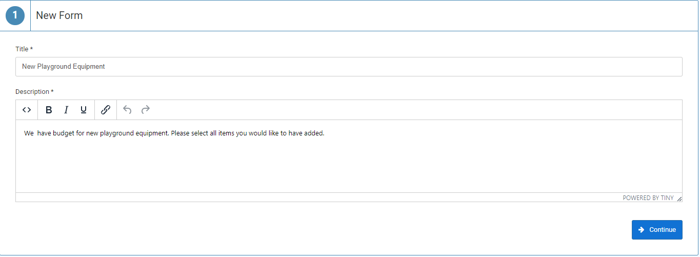 Manager Creating An Eform