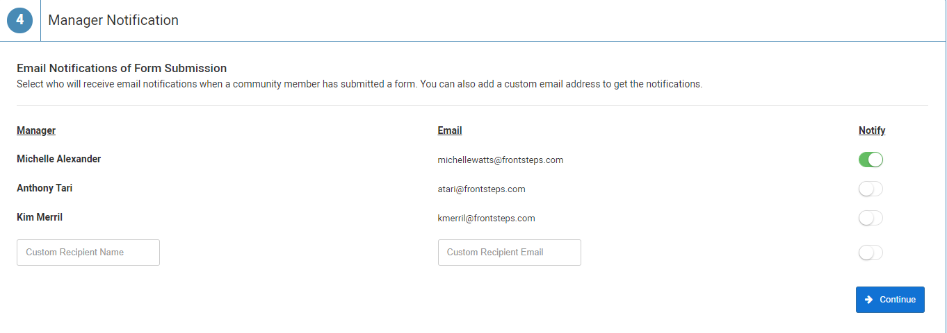 Manager Creating An Eform