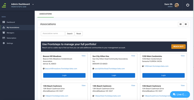 Admin - Managing a Community Portfolio